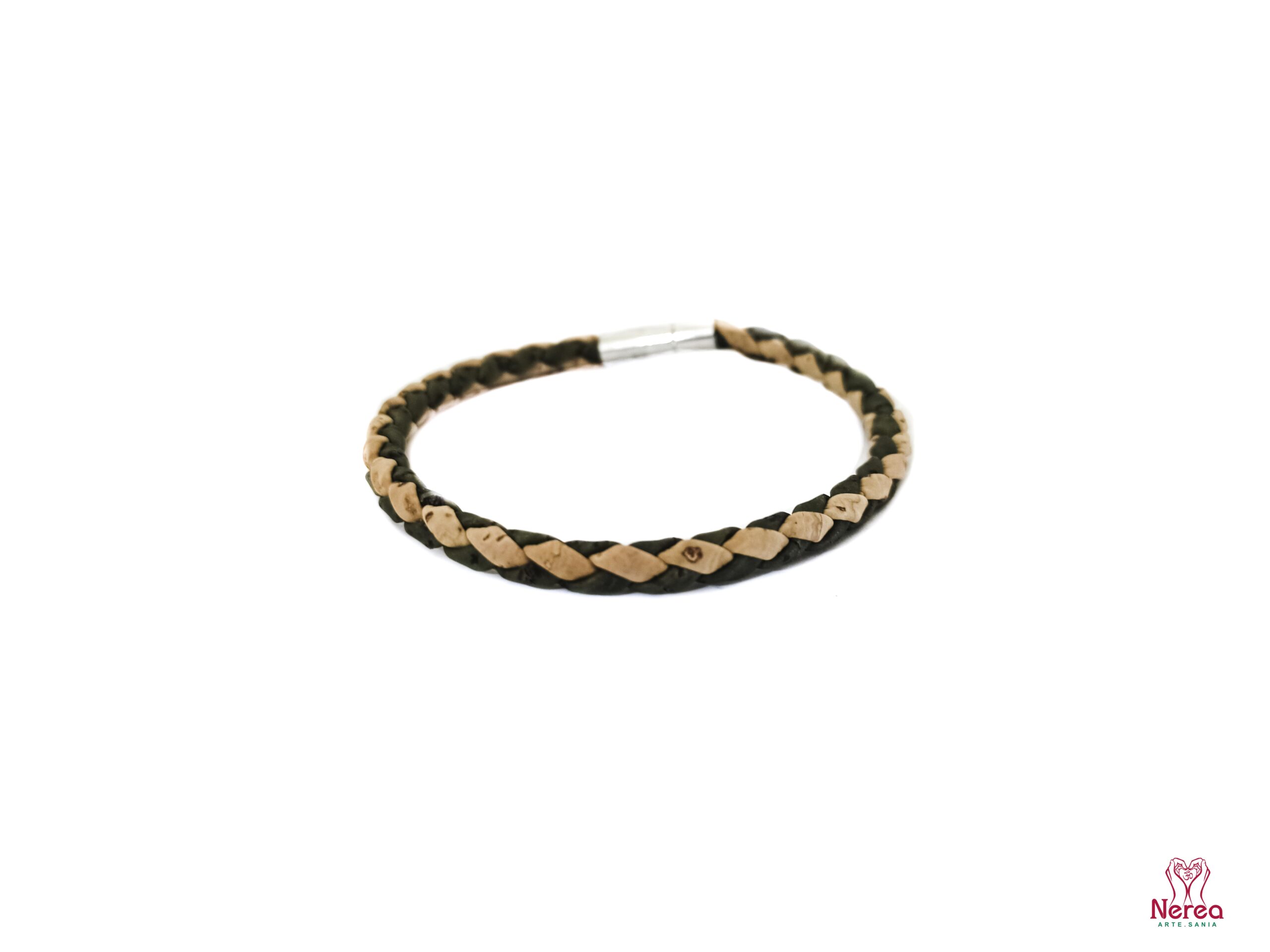 Pulsera hombre básica dos colores - Nerea Artesania